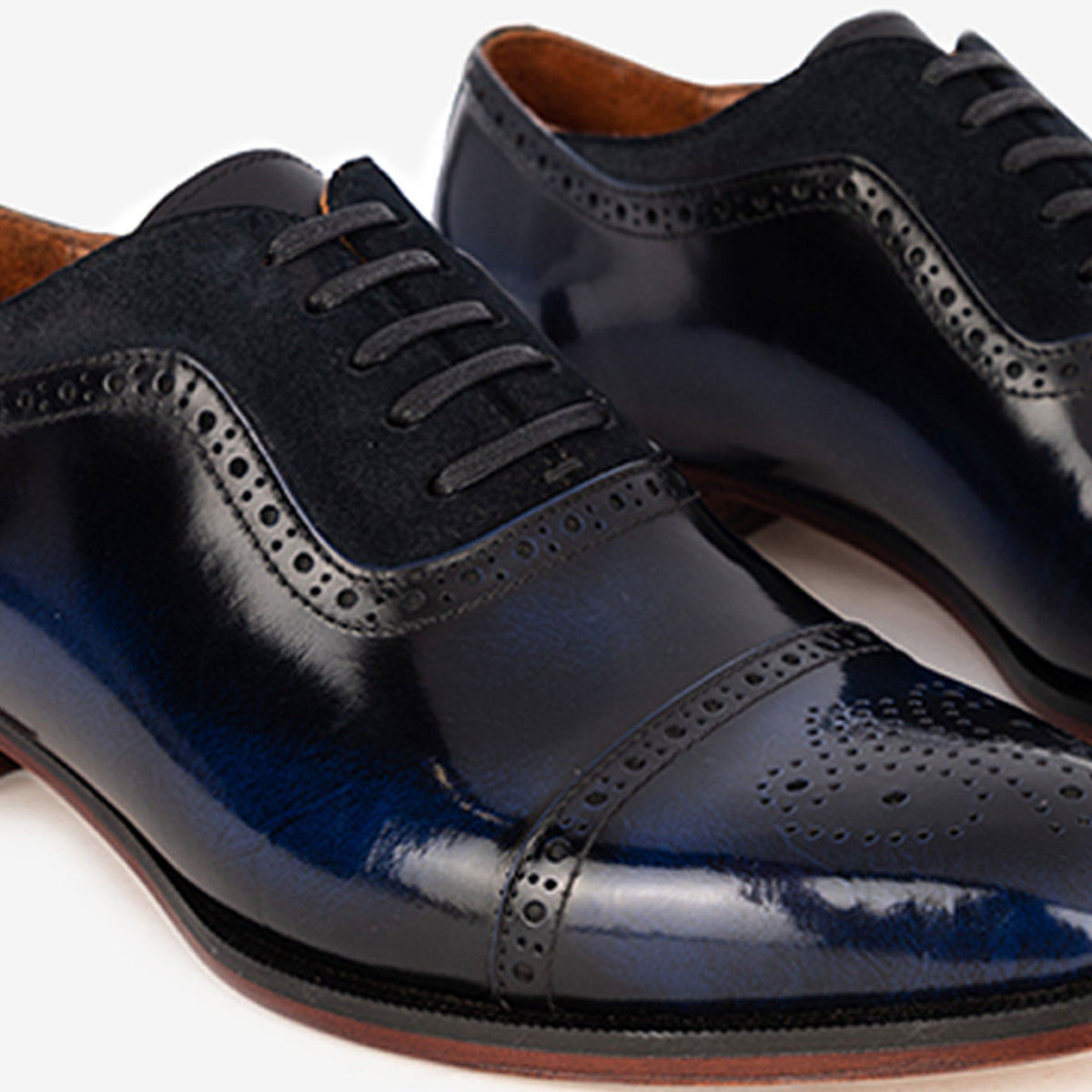 BOWMAN in Blue – BRISTOL SHOES & SHOE FACTORY